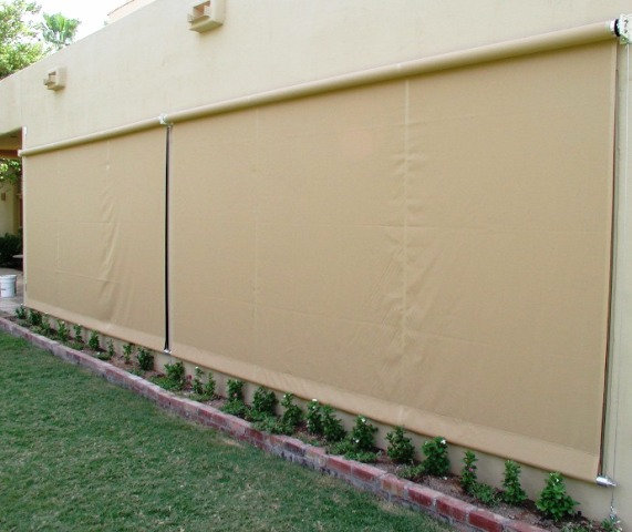 Patio Roll Shades – Phoenix Tent and Awning Company