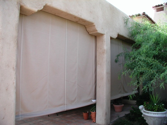 Patio Roll Shades – Phoenix Tent and Awning Company